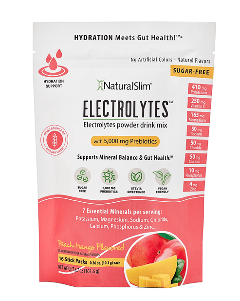 NaturalSlim Electrolytes™ Peach-Mango – NaturalSlim USA